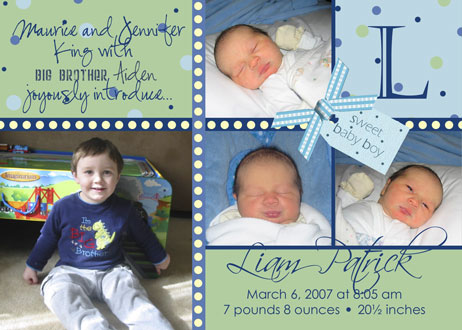 Baby Fresh Designs - Custom Photo Birth Announcements and more